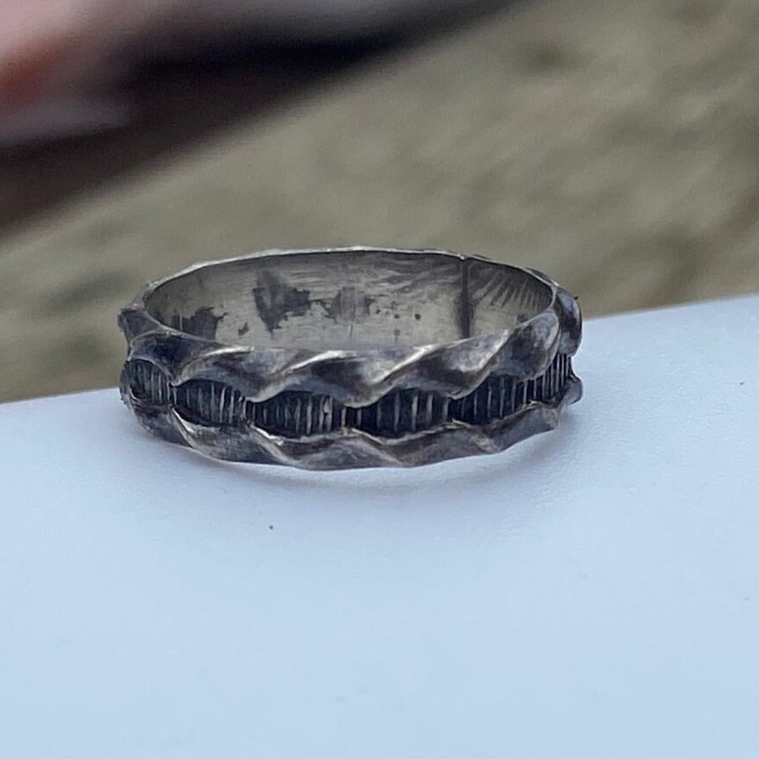 Vintage Sterling Silver Band Ring - Classic Simple Silver Ring - Etsy