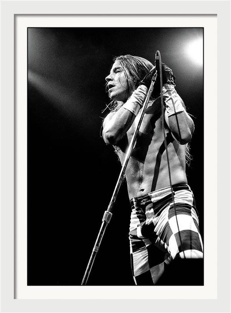 Shirtless Anthony Kiedis Red Hot Chili Peppers Band Etsy