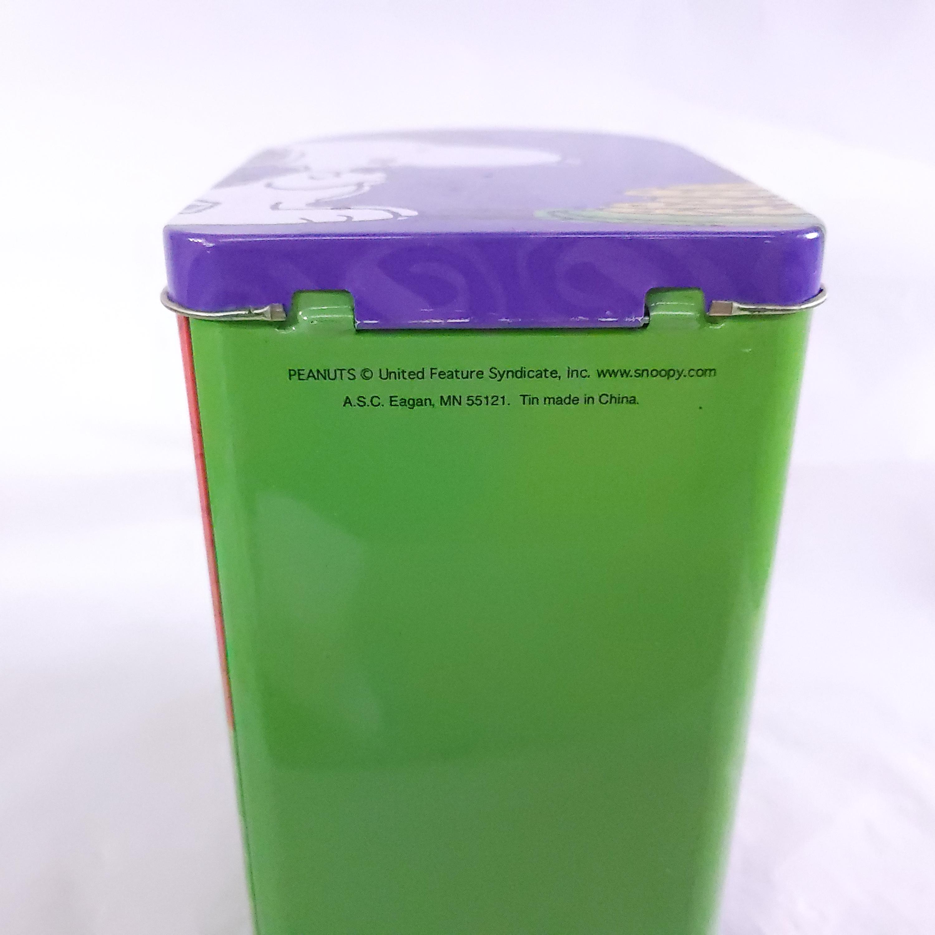 Vintage Snoopy & Cookies Mailbox Lunch Box Metal Tin Peanuts Cartoon - Etsy