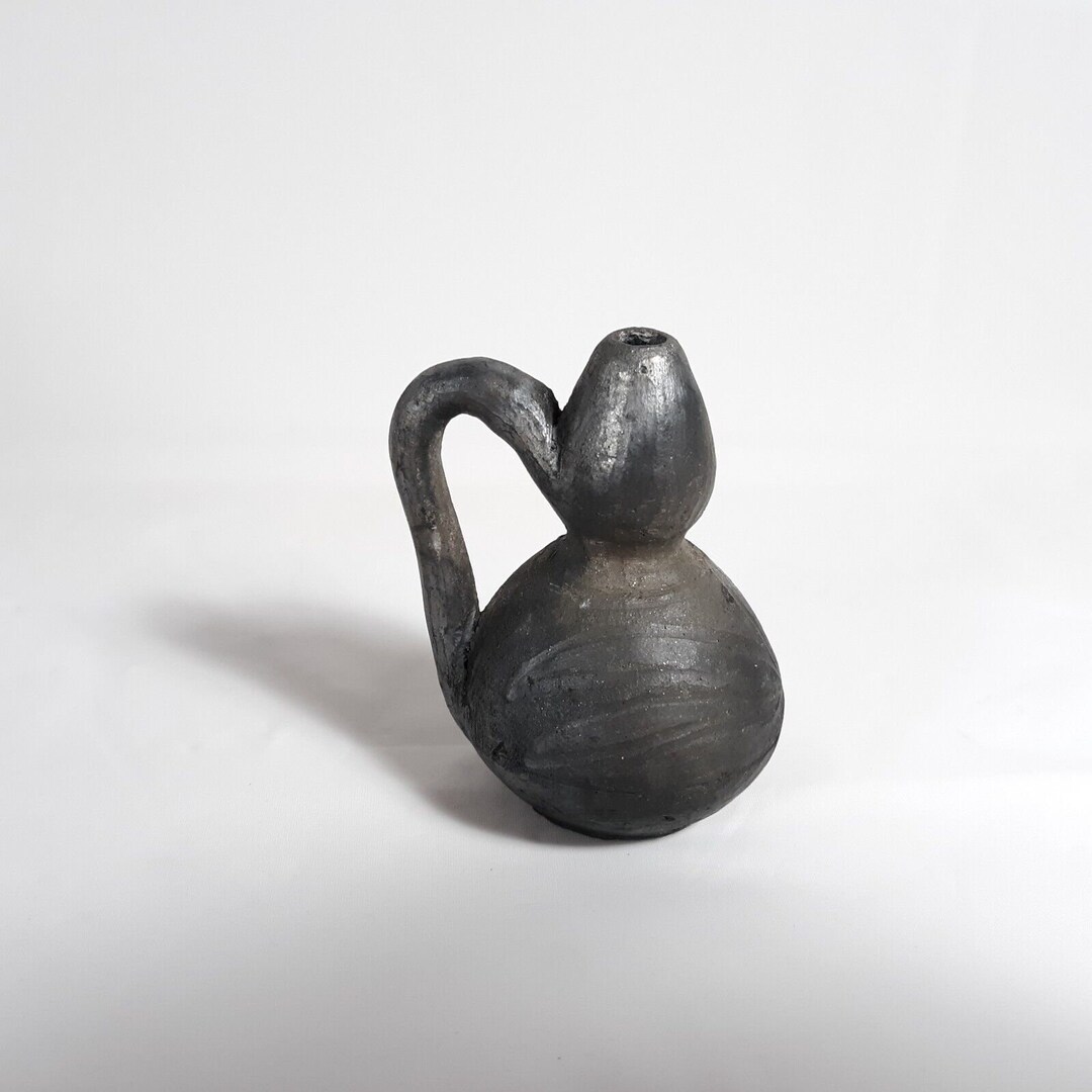 Miniature Grey Jug Ceramic Decor - Etsy