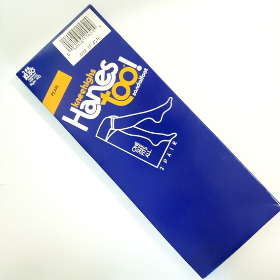 Kneehighs Hanes Too Sandalfoot Pearl Style 410 - Gem