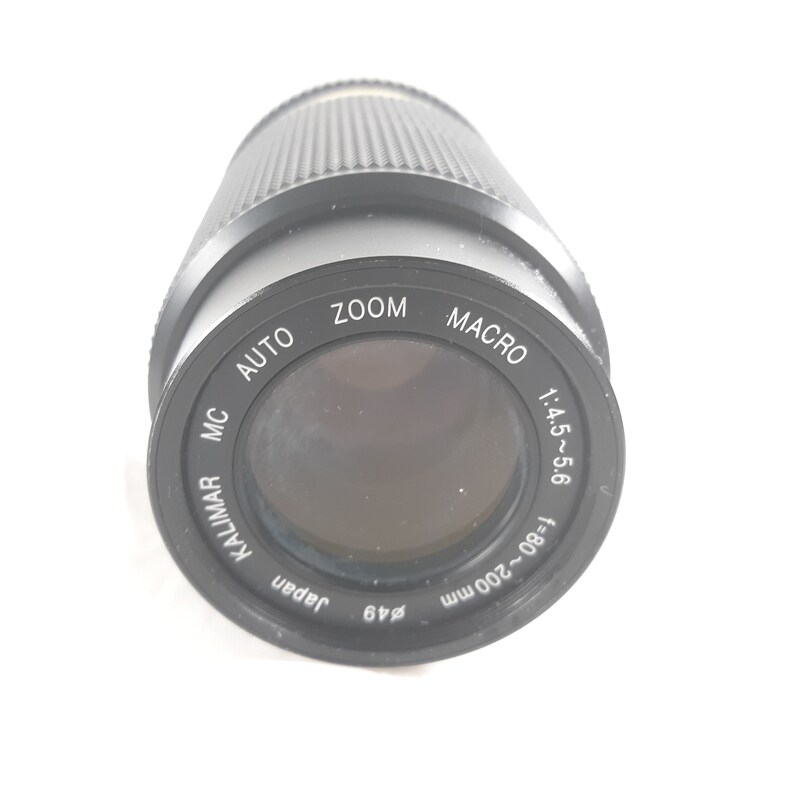Kalimar Camera Lens MC Japan Auto Zoom Macro 1:4.5 ~ 5.6 F=80~200mm NO ...