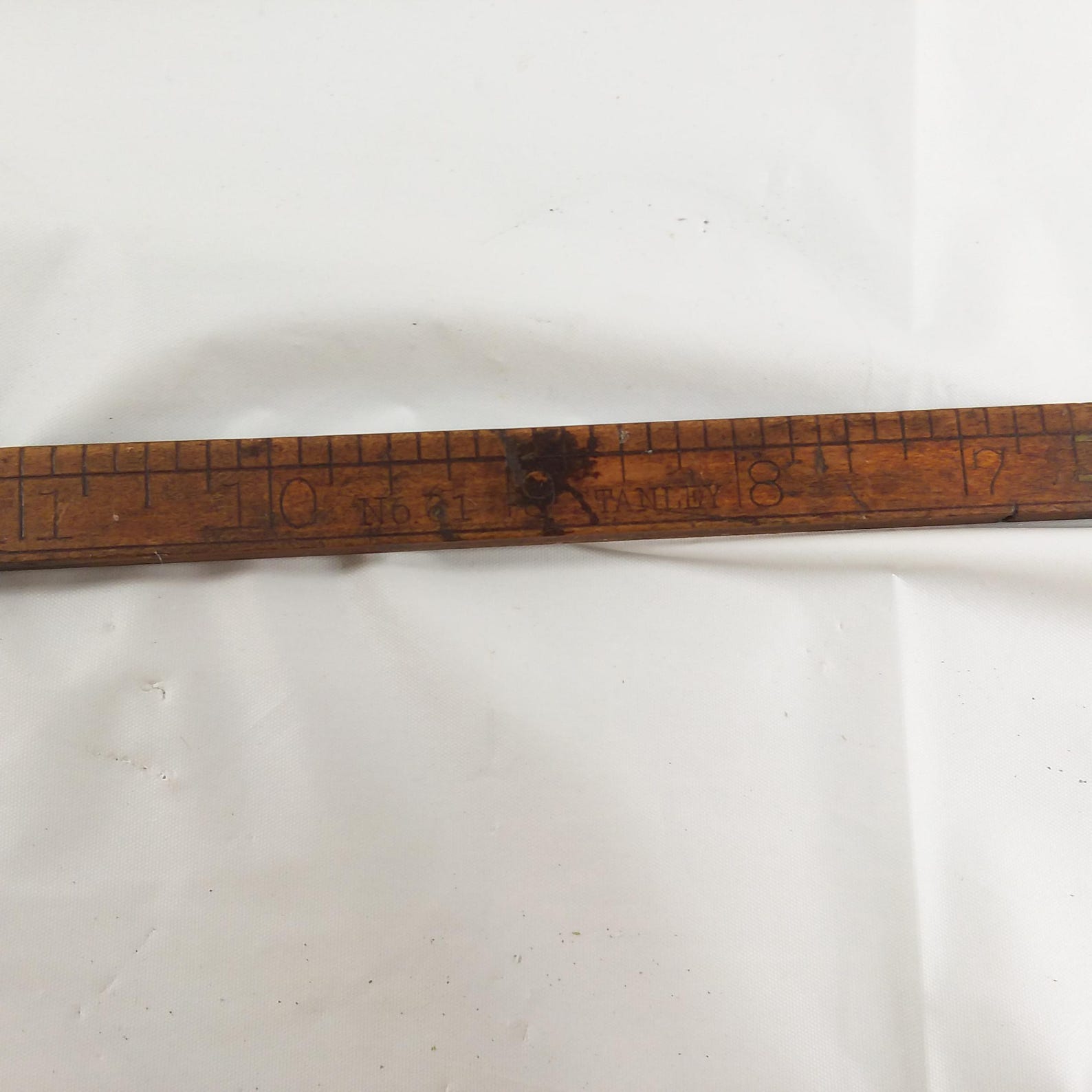 Vintage Stanley No. 61 Wooden Folding Ruler Brass Hinges - Etsy
