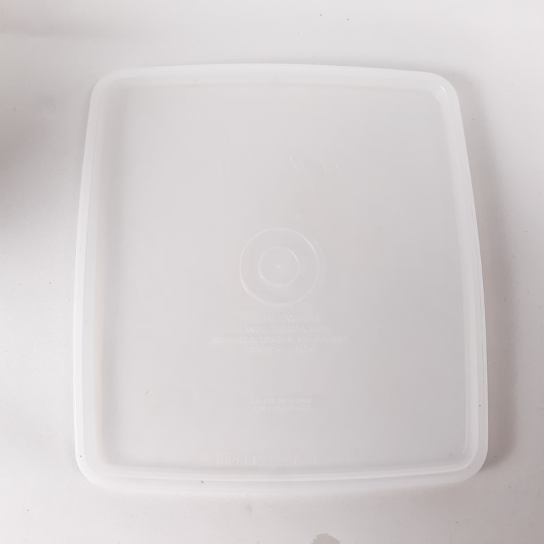 Clear Rectangle Tupperware Lid 671-3 - Etsy