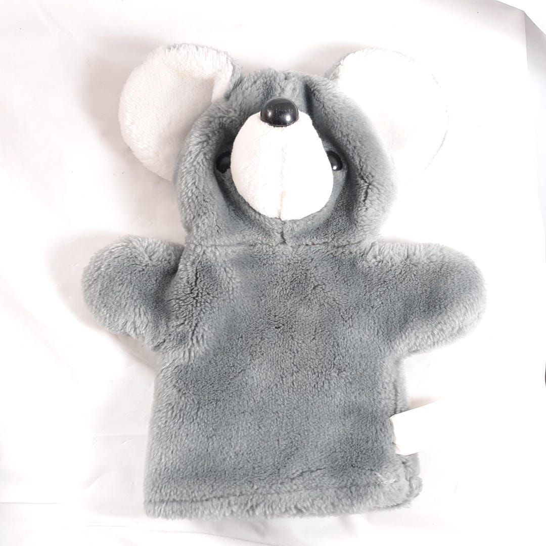 Vintage Morris the Mouse Puppet Gray - Etsy