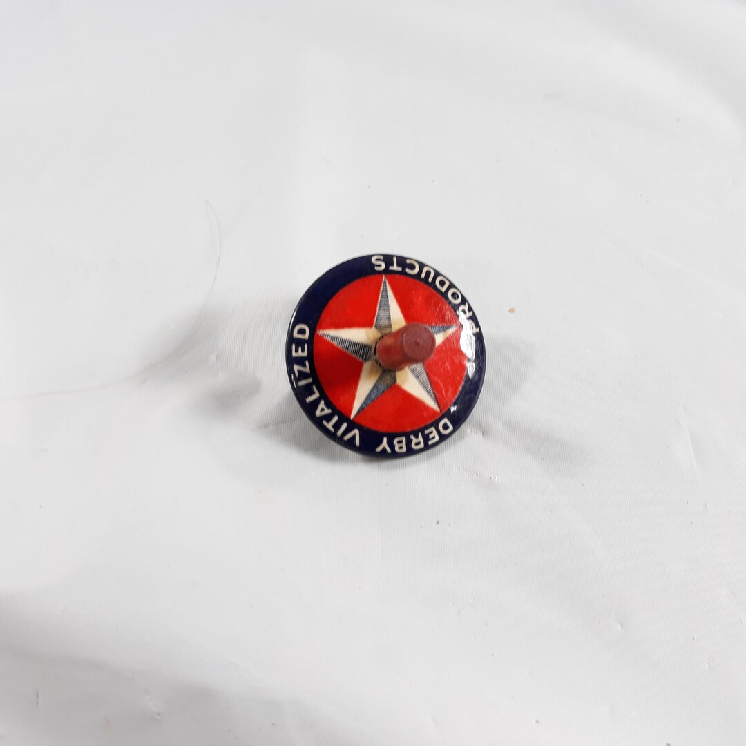 Derby Vitalized Products Oil Advertising Spinning Top - Etsy