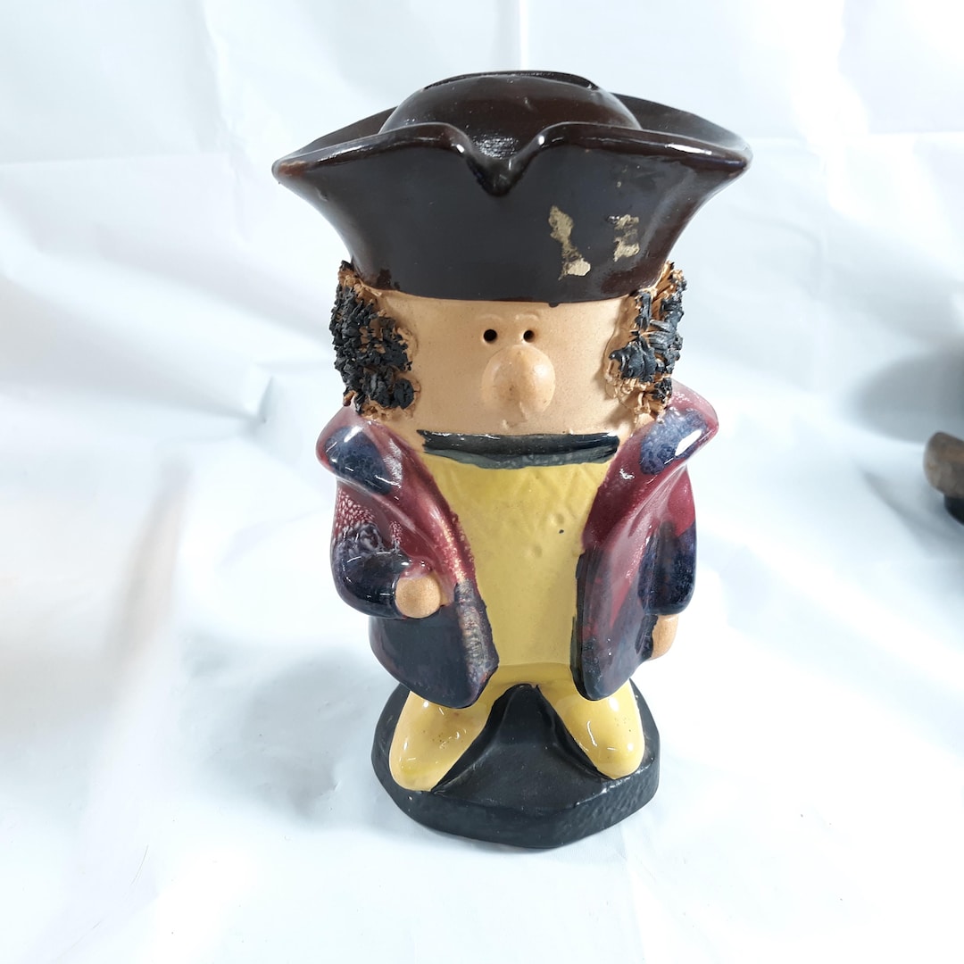 Ceramic Clay Coin Bank British Soldier Japan Vintage - Etsy
