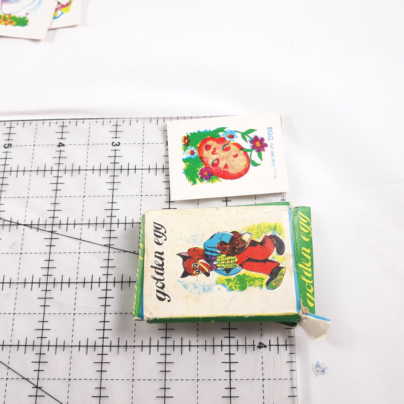 Vintage the Golden Egg Miniature Card Game Hong Kong Anthropomorphic - Etsy