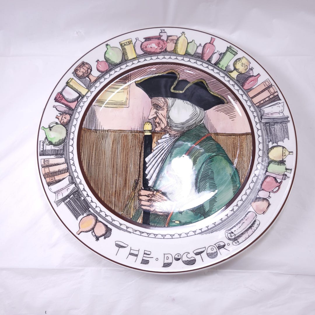 Vintage Royal Doulton Collector Plate “the Doctor” - Etsy