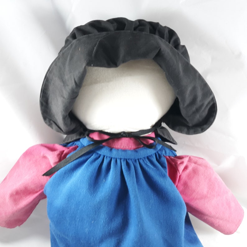 Faceless Amish Girl Large Fabric Doll Plush Plain People - Etsy