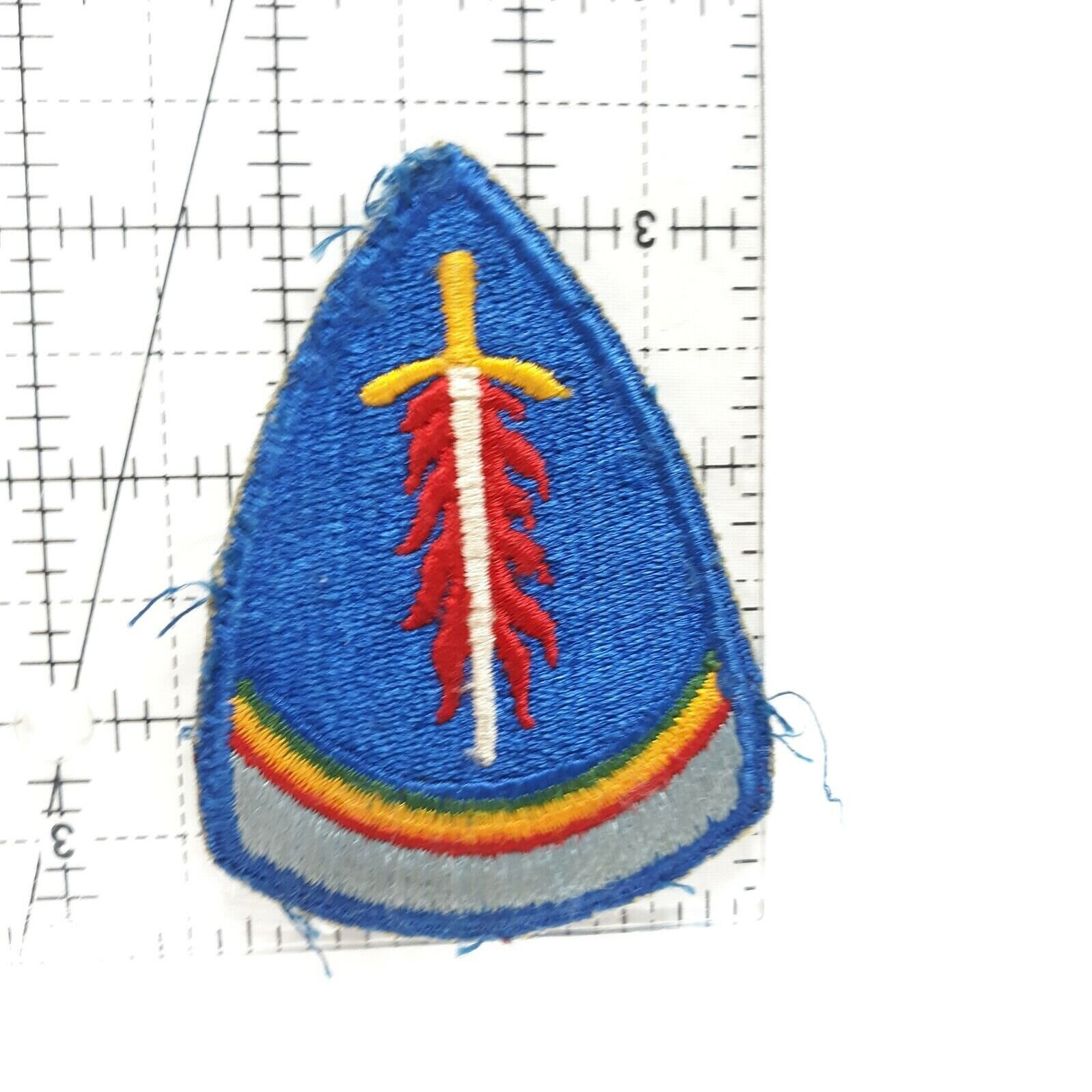 US Army Europe Patch Sword Flames Rainbow Patch - Etsy