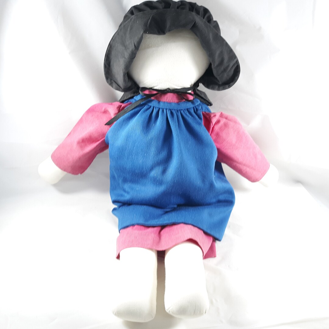 Faceless Amish Girl Large Fabric Doll Plush Plain People - Etsy
