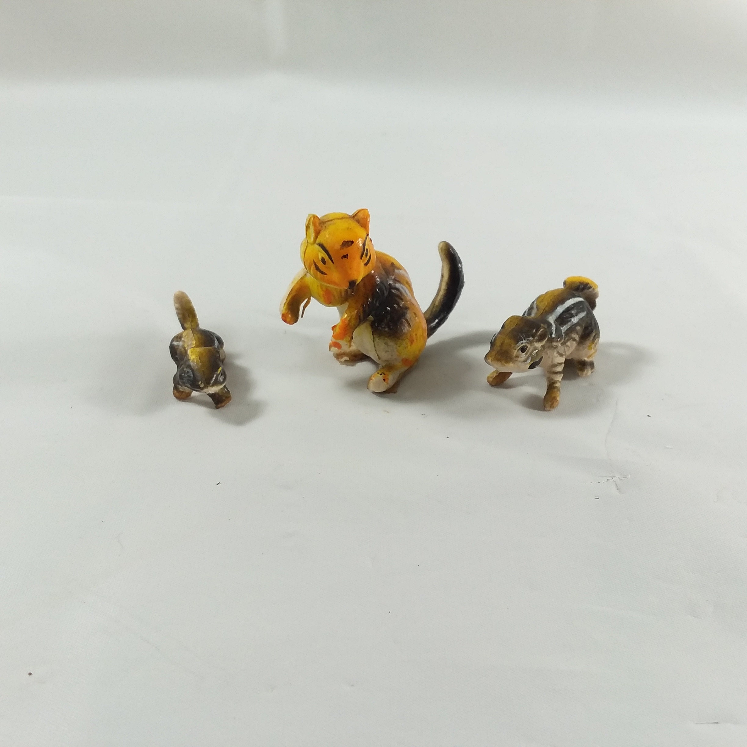 Vintage Miniature Plastic Squirrel and Chipmunks - Etsy