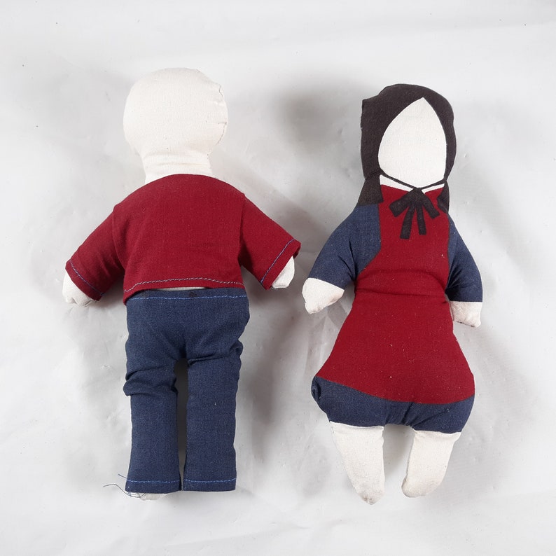 Faceless Amish Girl and Boy Fabric Doll Plush Plain People - Etsy