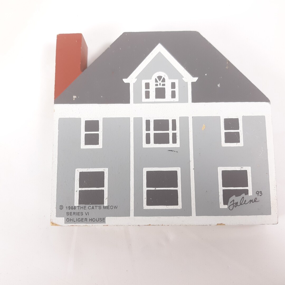 Ohlinger House Series VI the Cats Meow Wooden - Etsy