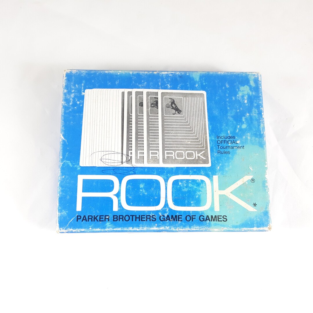 Vintage 1972 Blue Rook Playing Blue Cards Complete With Rule Book - Etsy