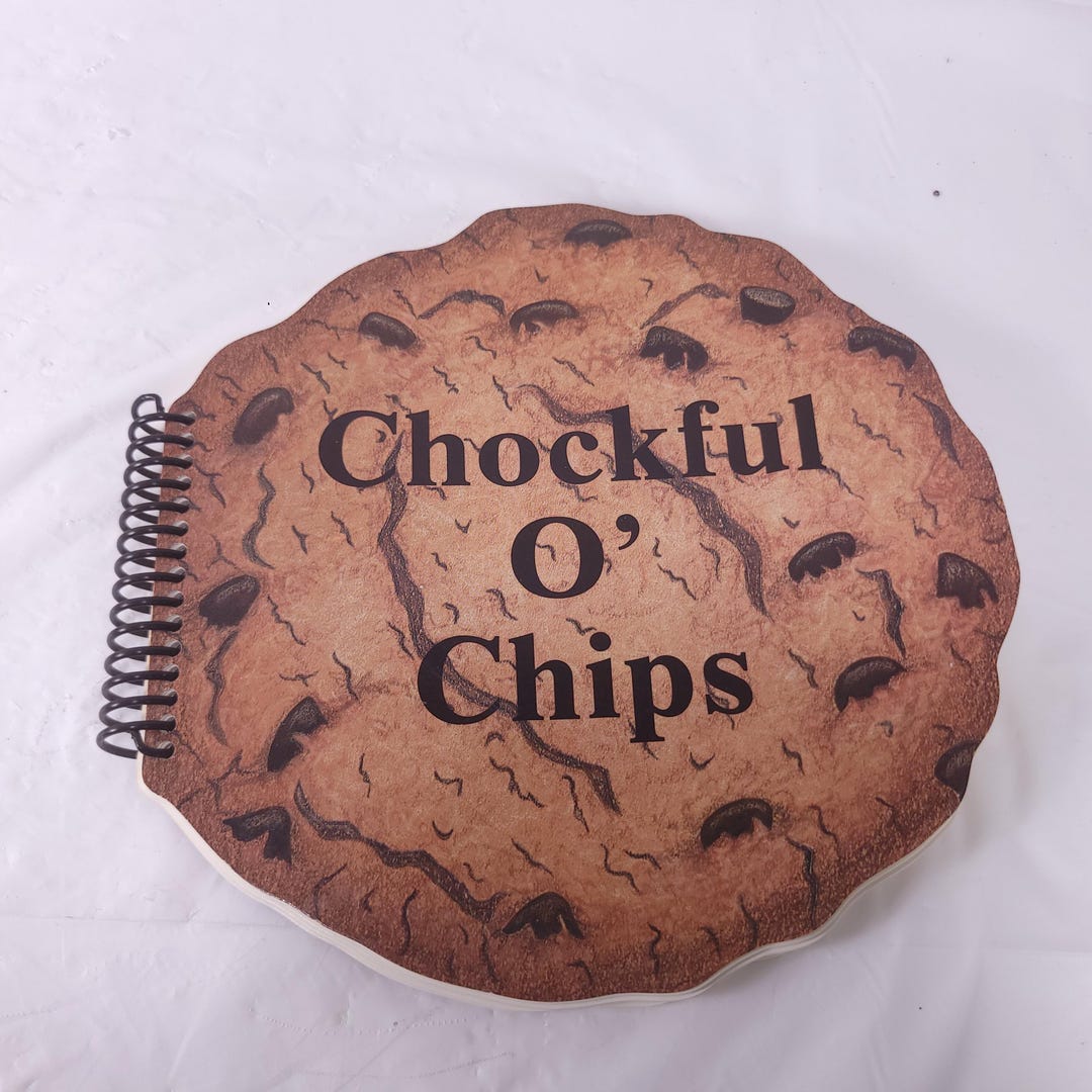 Chockful O' Chips Cookie Shaped Vintage Cookbook Peggy Seeman - Etsy