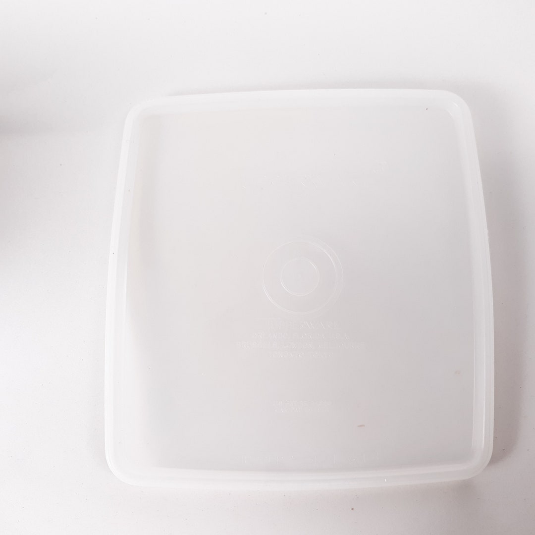 Clear Rectangle Tupperware Lid 671-4 - Etsy