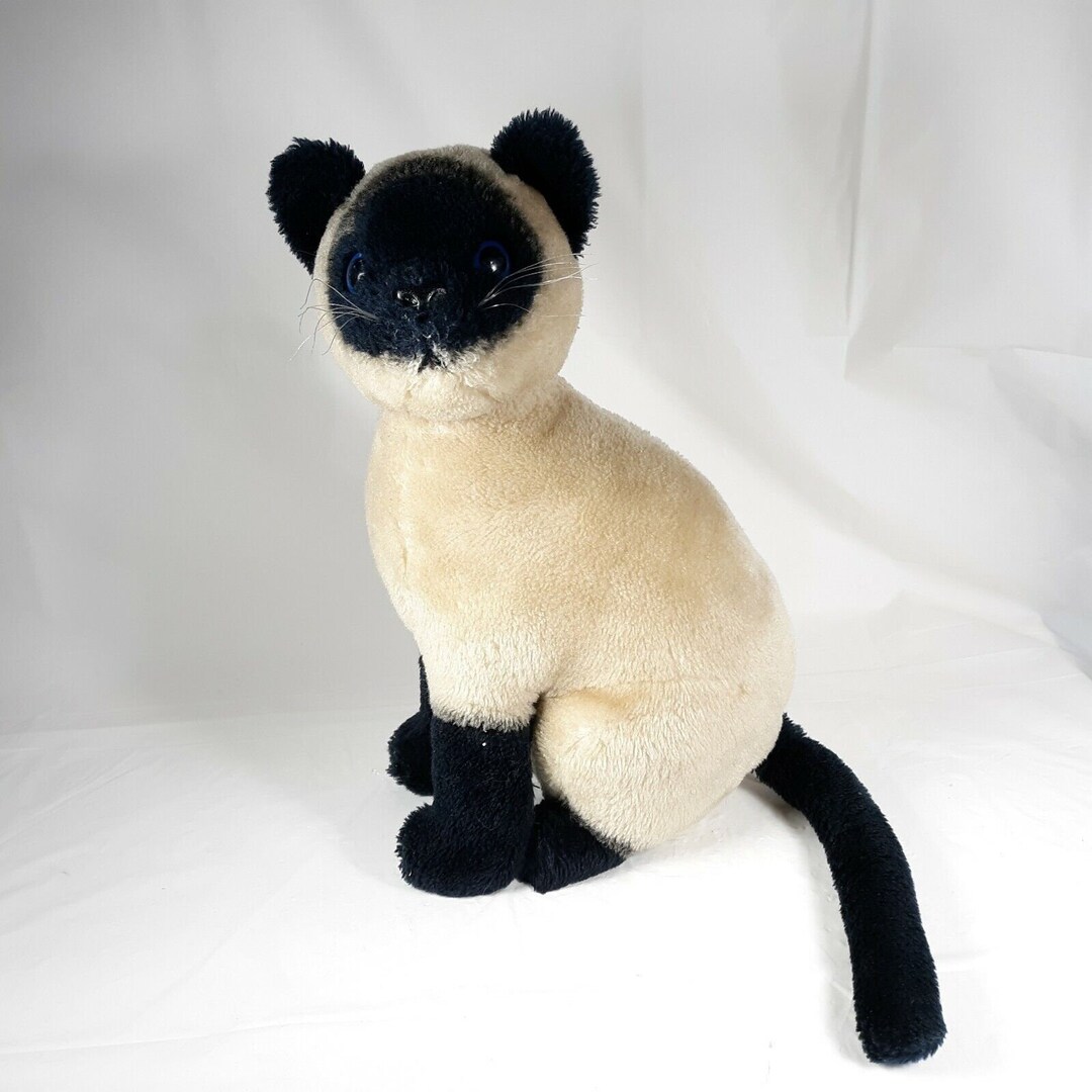 Dakin Fun Farm Siamese Cat Vintage Plush Plastic Eyes - Etsy