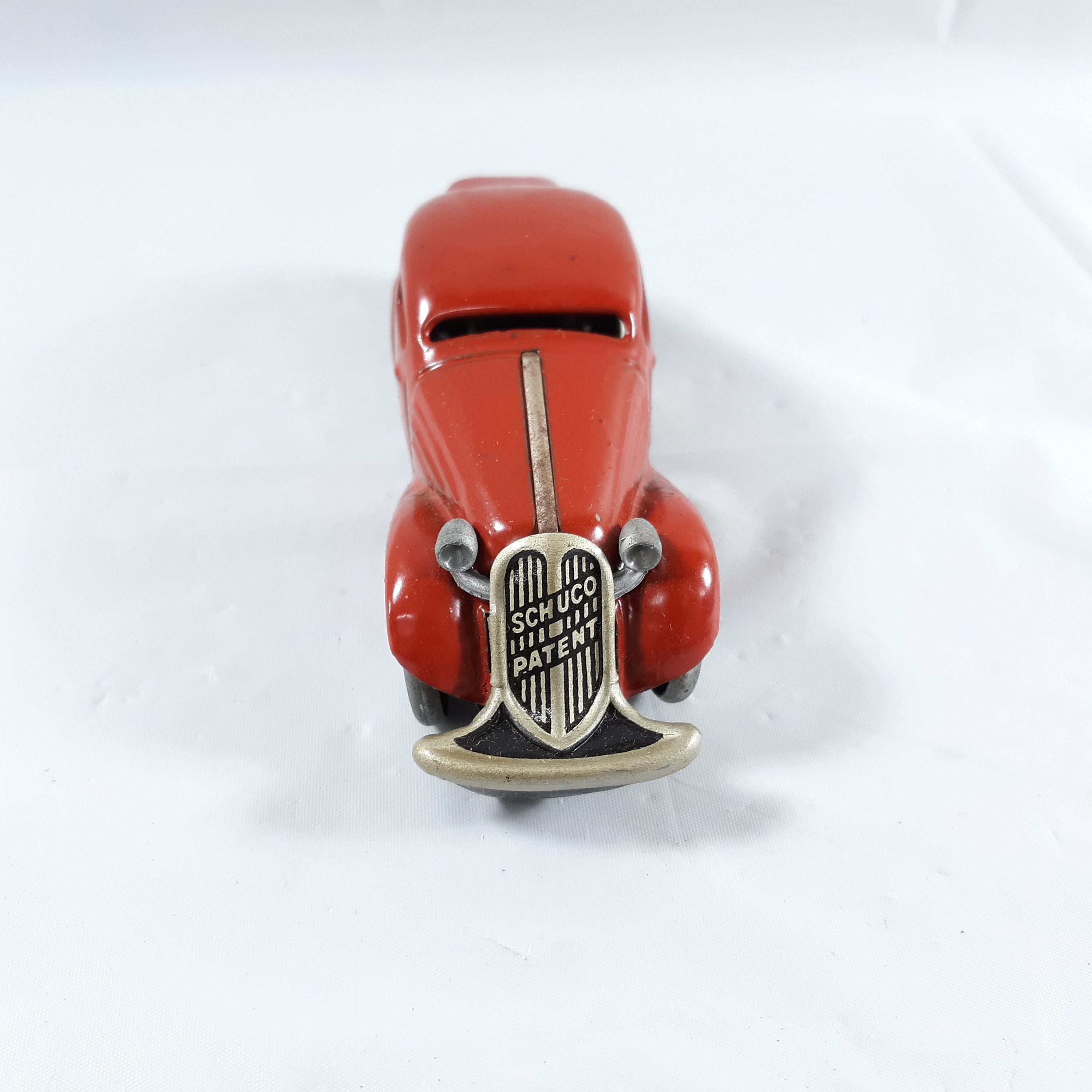 Vintage Schuco Patent US Occupied Zone Germany Red Car Wind up Toy 1950 ...