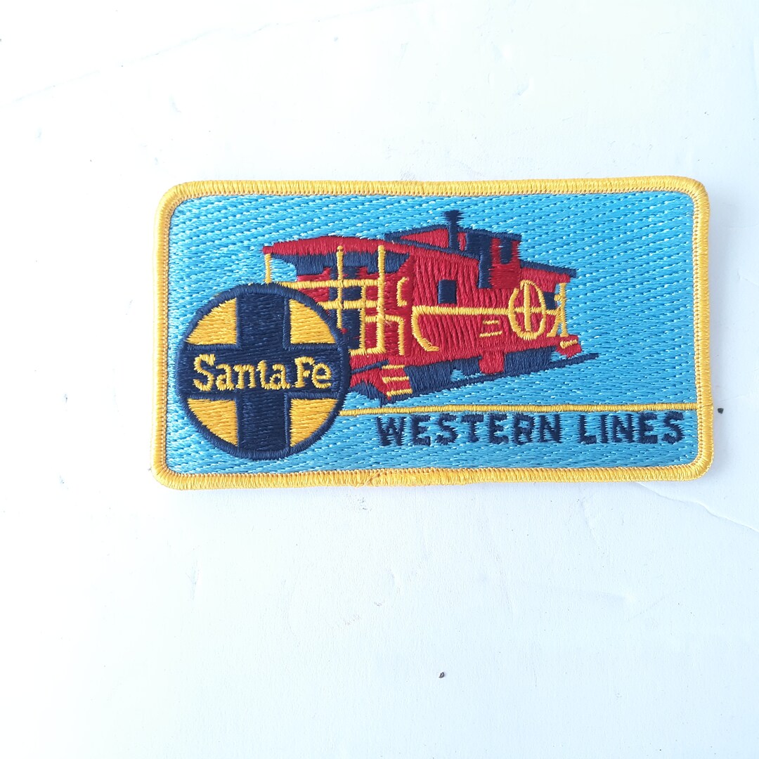 Santa Fe Western Lines Train Patch Vintage Caboose - Etsy