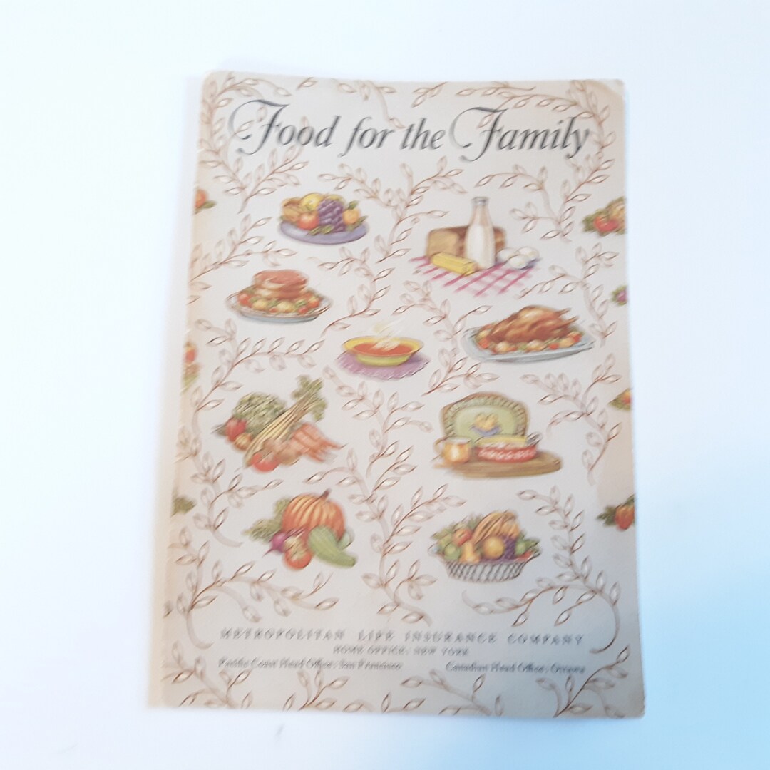 Food for the Family Vintage Cooking Pamphlet Advertisement 1950 - Etsy