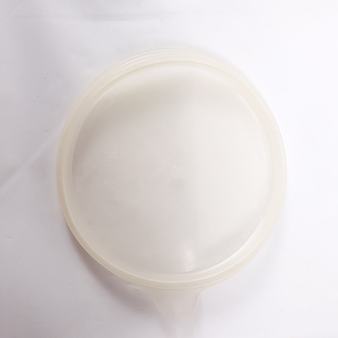 Clear Round Tupperware 4.5 Diameter Lid 215 - Etsy
