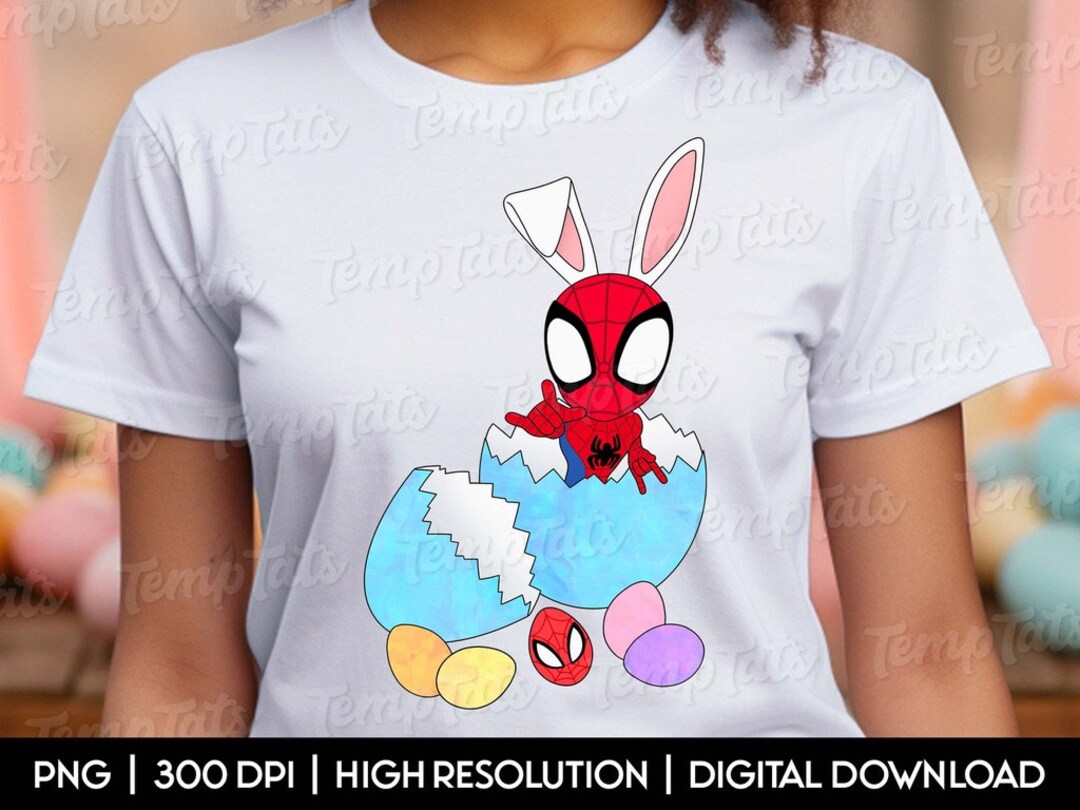 Easter Spidey Sublimation Design, Spidey Friends PNG, Spidey Amazing ...