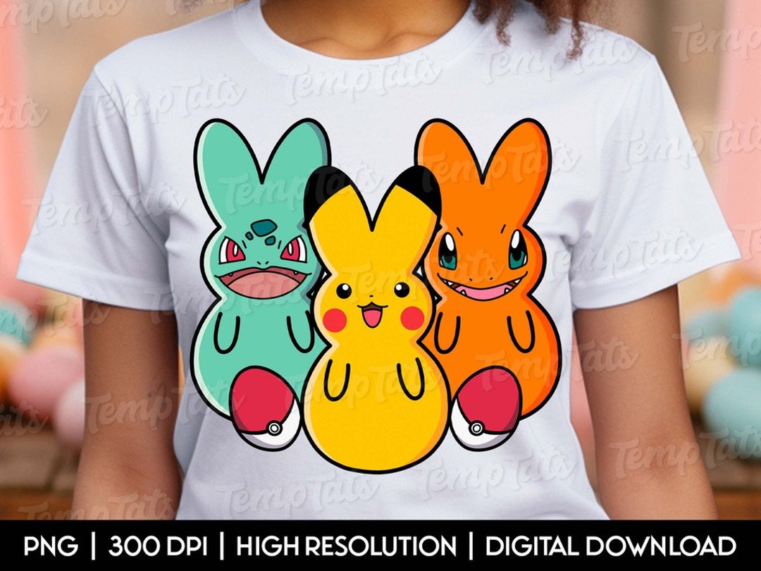 Easter Pokemon Sublimation Design, Easter PNG, Clipart, Digital Art - Etsy