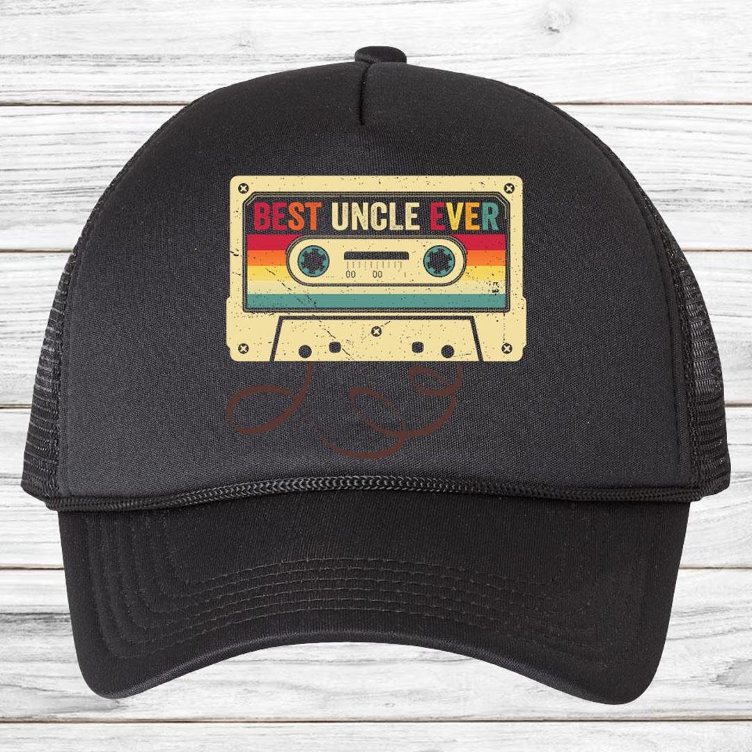 Best Uncle Ever Gift Trucker Hat Cap for Uncle, Best Friend Birthday ...