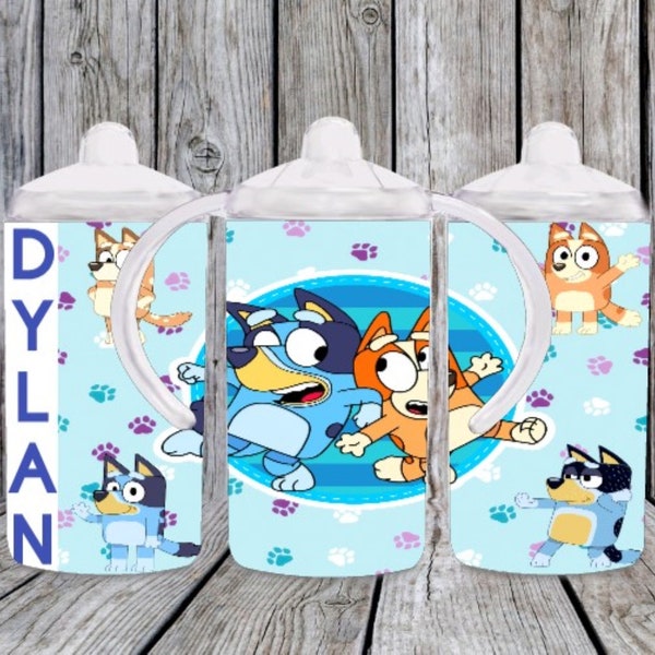 Bluey Custom Sippy Cup - Etsy