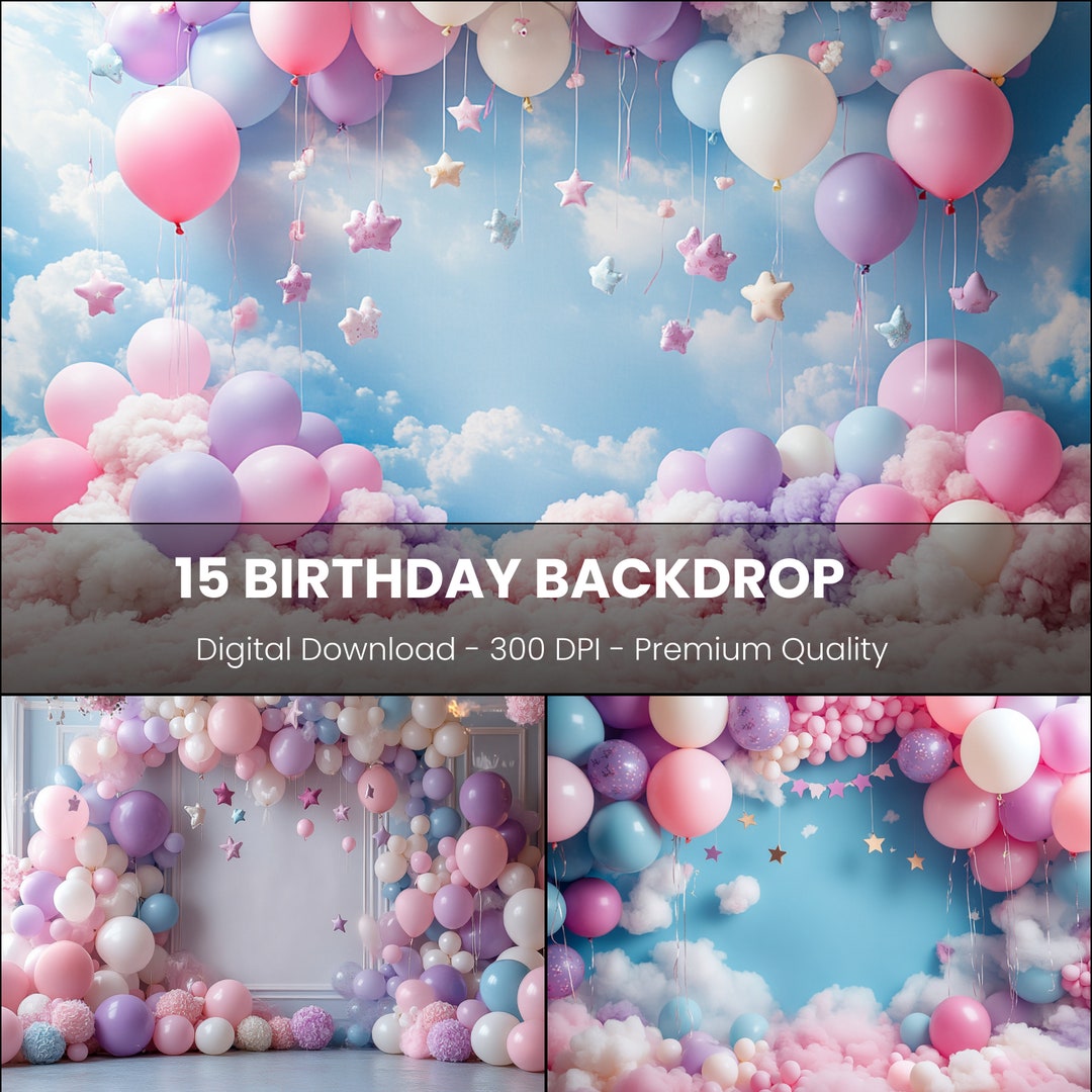20 Birthday Studio Digital Background, Studio Digital, Birthday ...