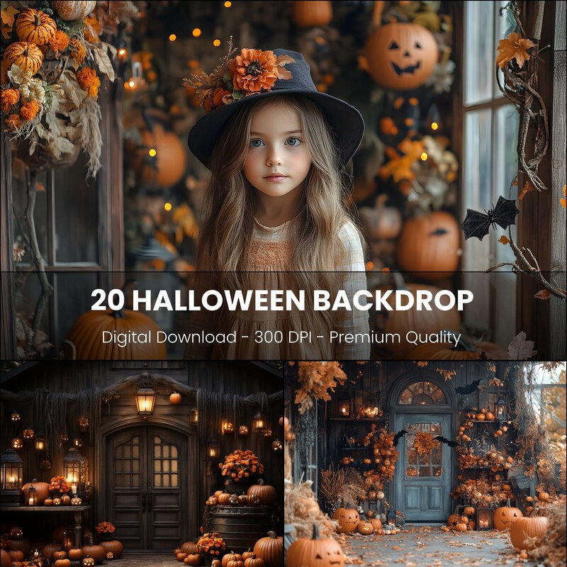 Halloween Backdrop - Etsy