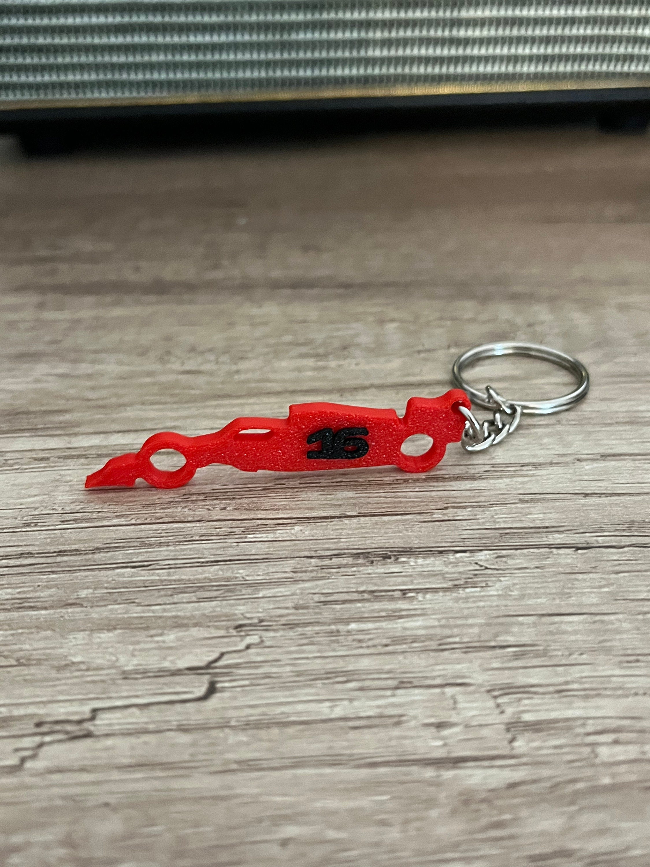 Formula 1 Key Ring F1 Formula One Car Automobile Driver Number ...