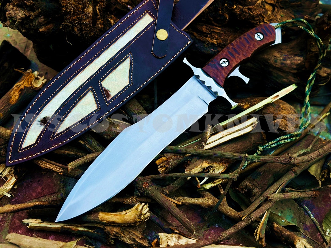 Rambo Last Blood Replica Heart-stopper Knife D2 Steel Fixed Blade Knife ...