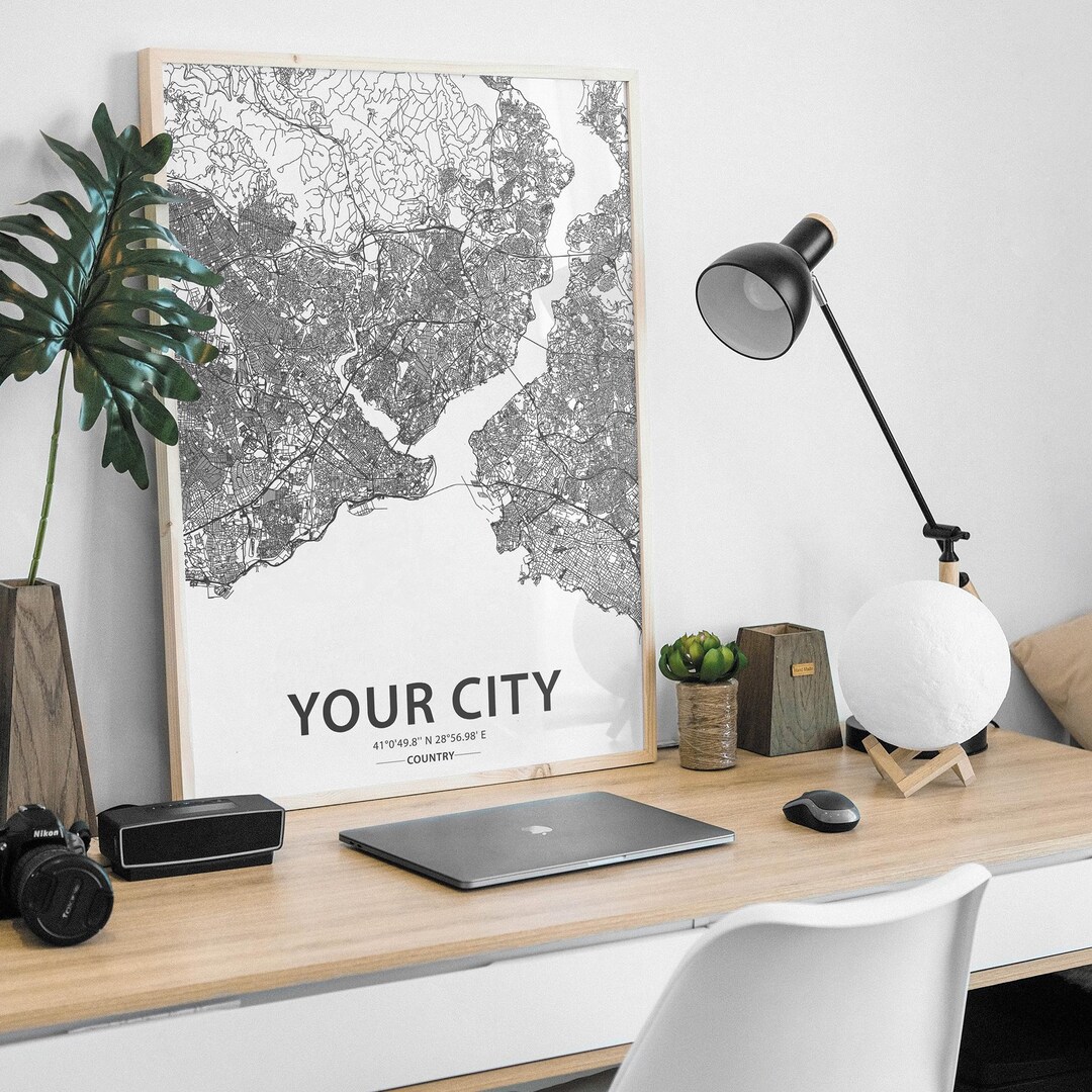 Personalized Poster World City Map City Digital Printable Beautiful ...