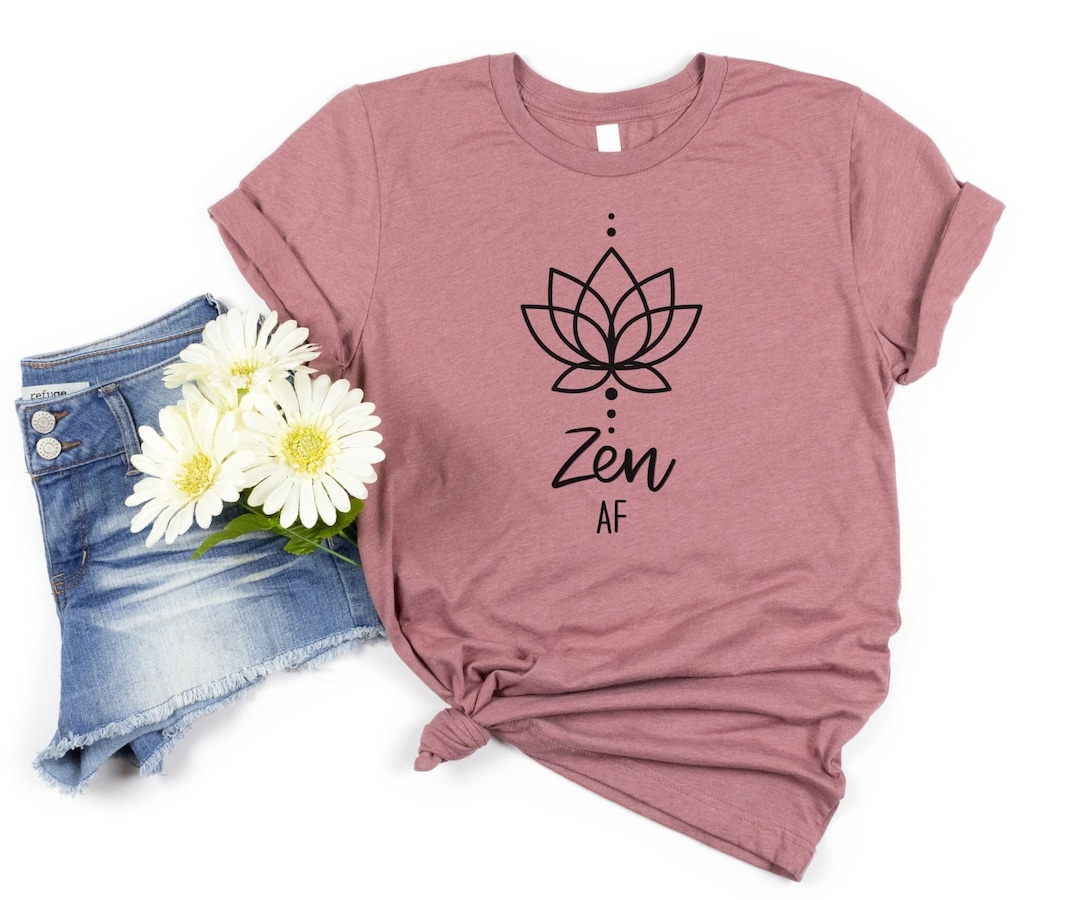 Camisa Zen AF, Camisa de yoga, Camisa para yoga, Camisa para meditar ...