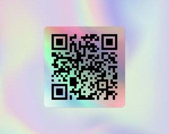 RICK ROLL QR Code 25-500 Pack Stickers Decal Labels Bulk Lot Never ...