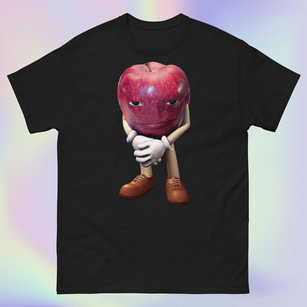 Apple With a Face Standing | Funny Classic Weird Cursed Ohio Rizz ...