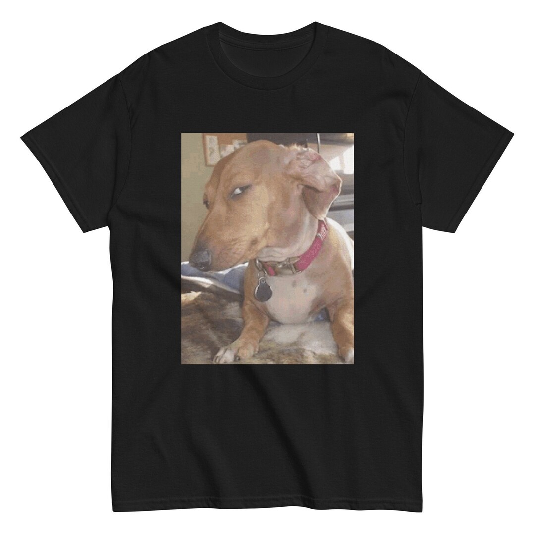 Bombastic Side Eye Dog Funny Sarcastic Judgemental Dog Meme Print Short ...
