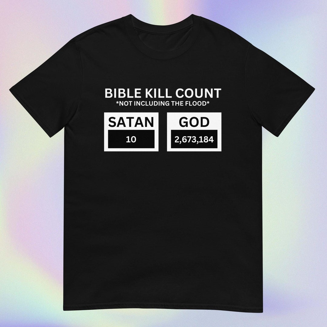 Bible Kill Count Not Inlcuding the Flood God Vs Satan | Funny Sarcastic ...