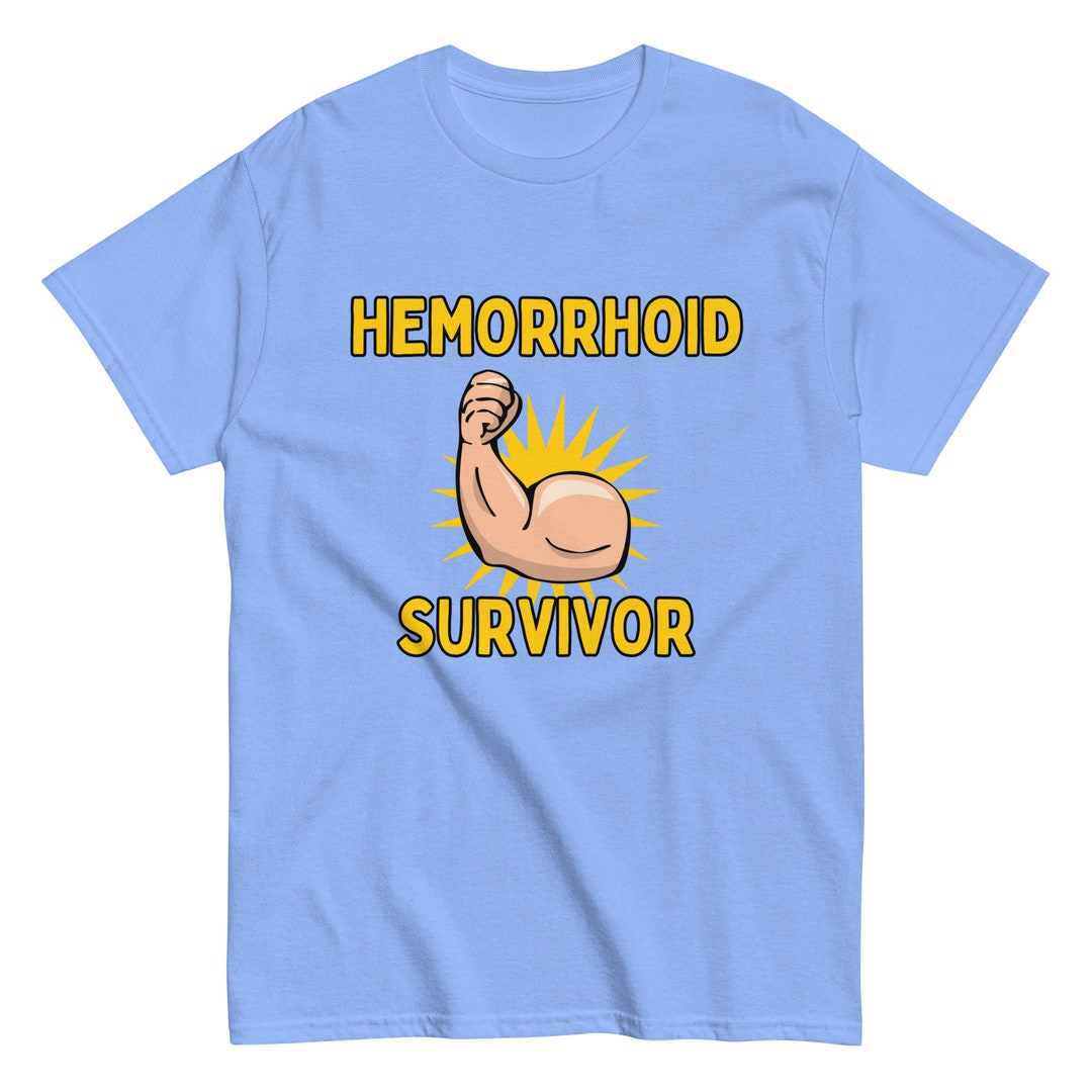 Sobreviviente de hemorroides / Divertido estampado de meme - Etsy España