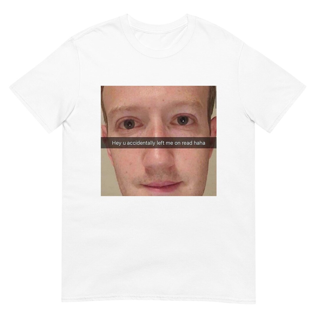 Mark Zuckerberg Meme Funny Print Short-sleeve Unisex T-shirt - Etsy