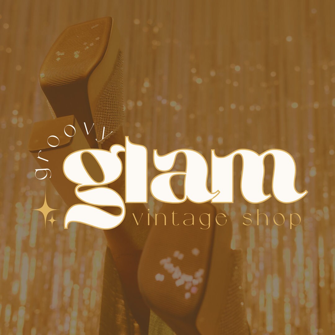 Canva Customizable Logos - Glam, Vintage, Retro Logos - Etsy