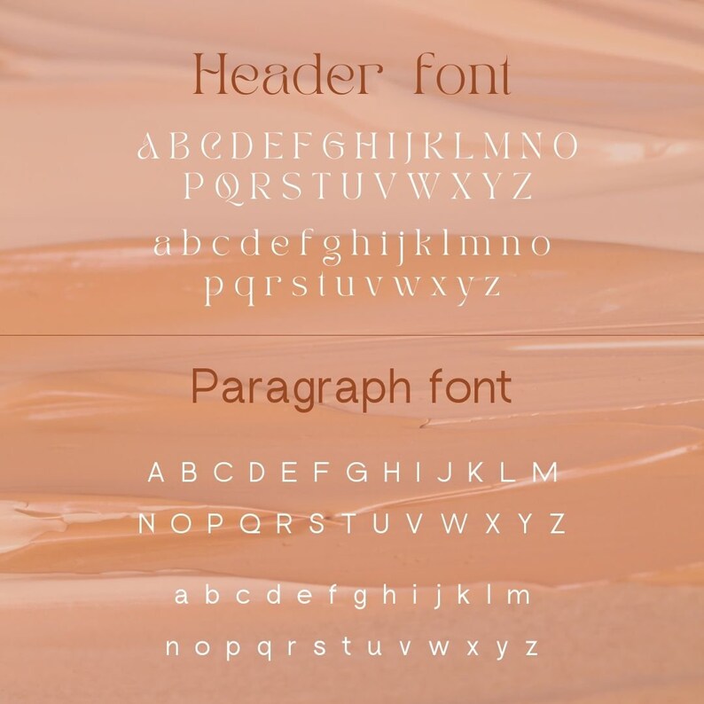 Mini Branding Kit With Color Palette and Canva Free Font Pairing -tidal ...