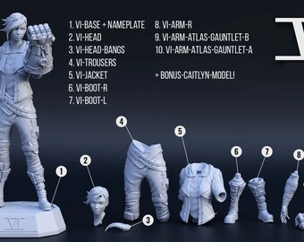 Vi Arcane Figure - Etsy