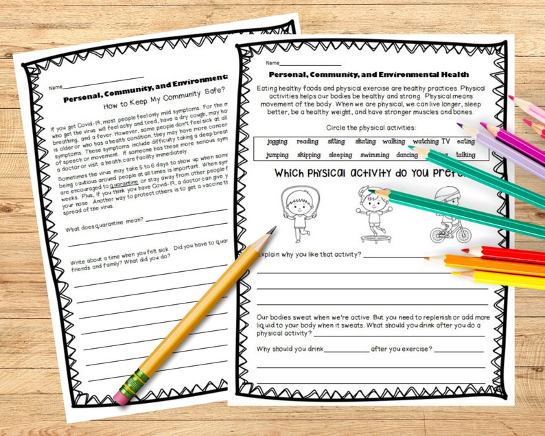 Third Grade Health | Mental Health | Physical Health | Nutritional ...