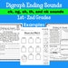 Ending Digraph Worksheets | Phonics Worksheets | Phonics Activities ...