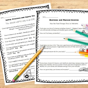 Third Grade Health | Mental Health | Physical Health | Nutritional ...