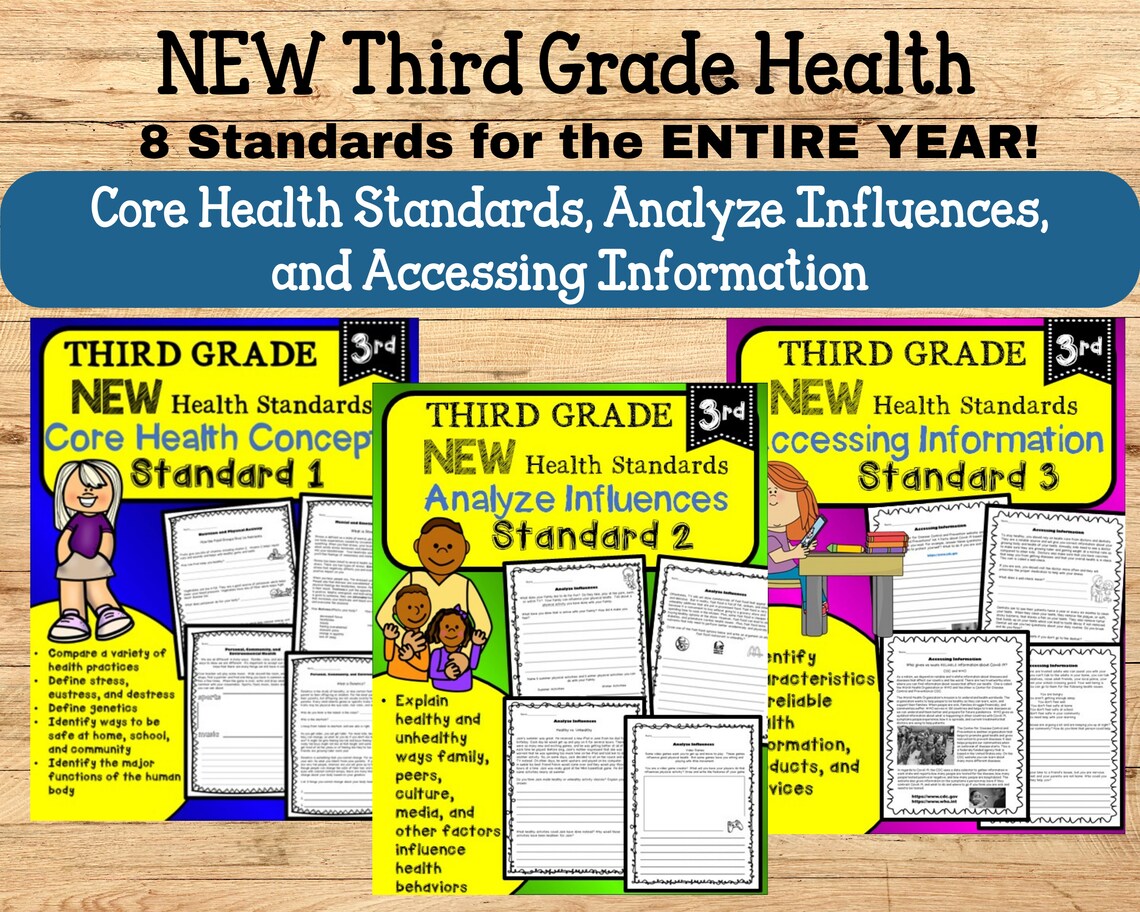 Third Grade Health | Mental Health | Physical Health | Nutritional ...